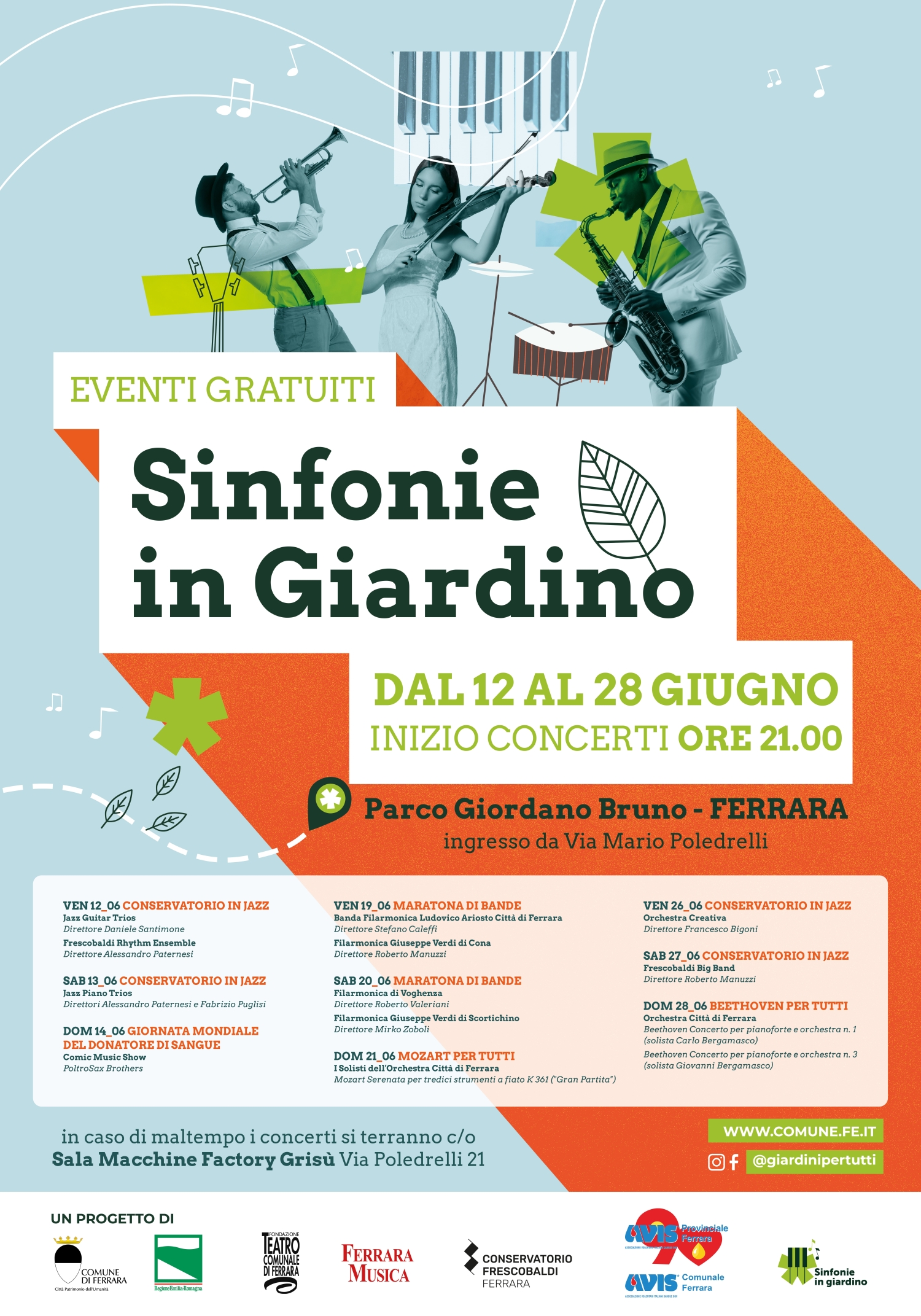 "Sinfonie in Giardino" prosegue tra bande musicali e il concerto ...